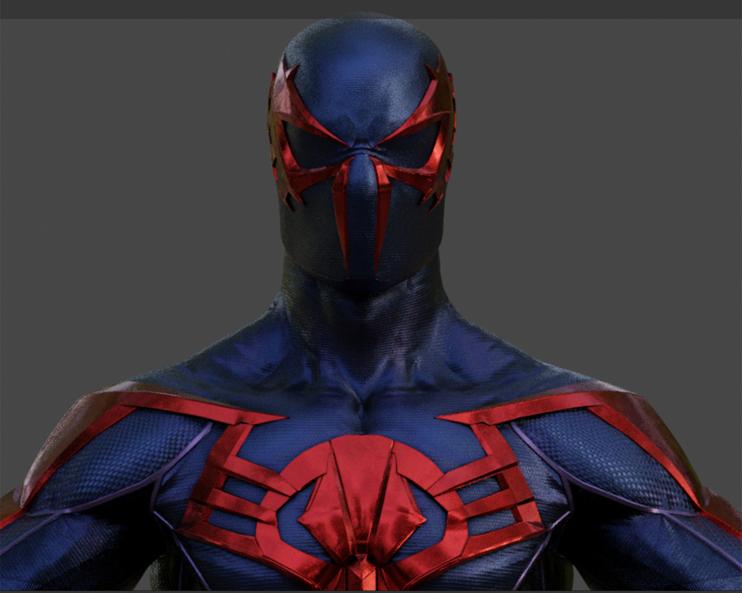 Spider-Man 2099 Miguel O hara 3D Model free VR / AR / low-poly 3D model ...