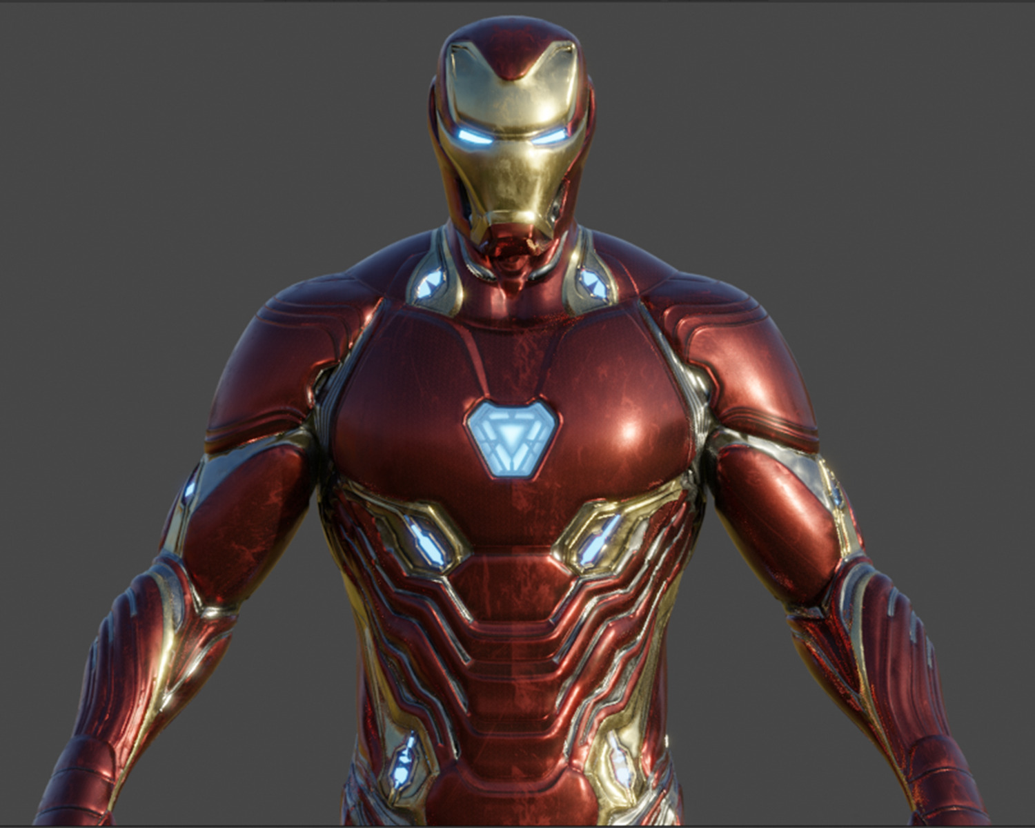 Iron Man -Tony Stark- Mark 50 from Avengers Infinity War 3D model ...