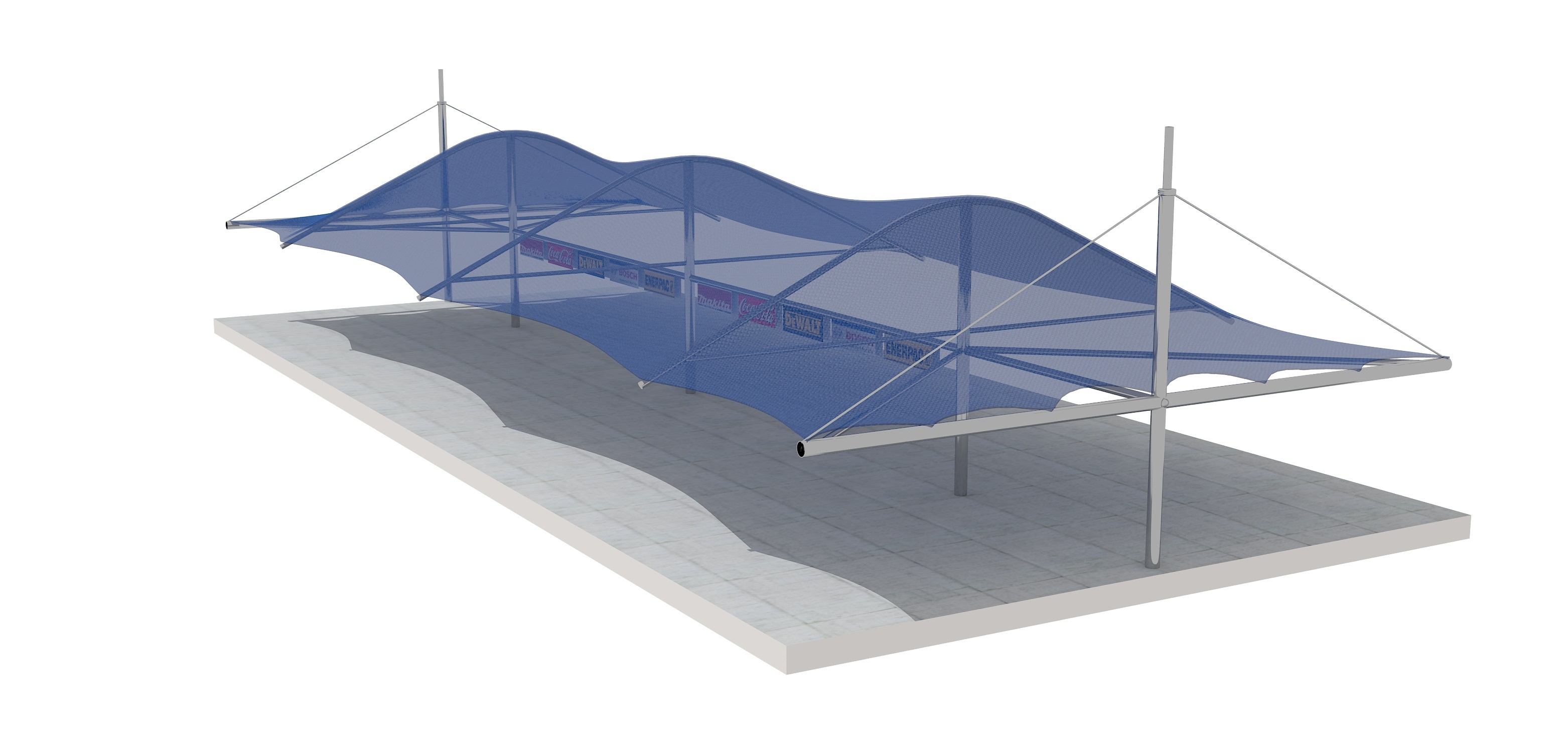 Car Shed free 3D model | CGTrader