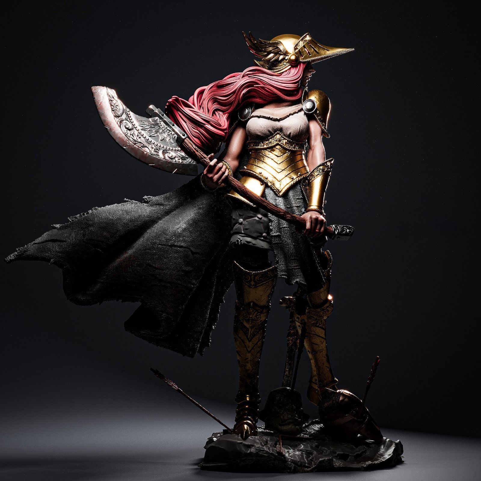 Valkyrie 3D Print 3D model 3D printable | CGTrader