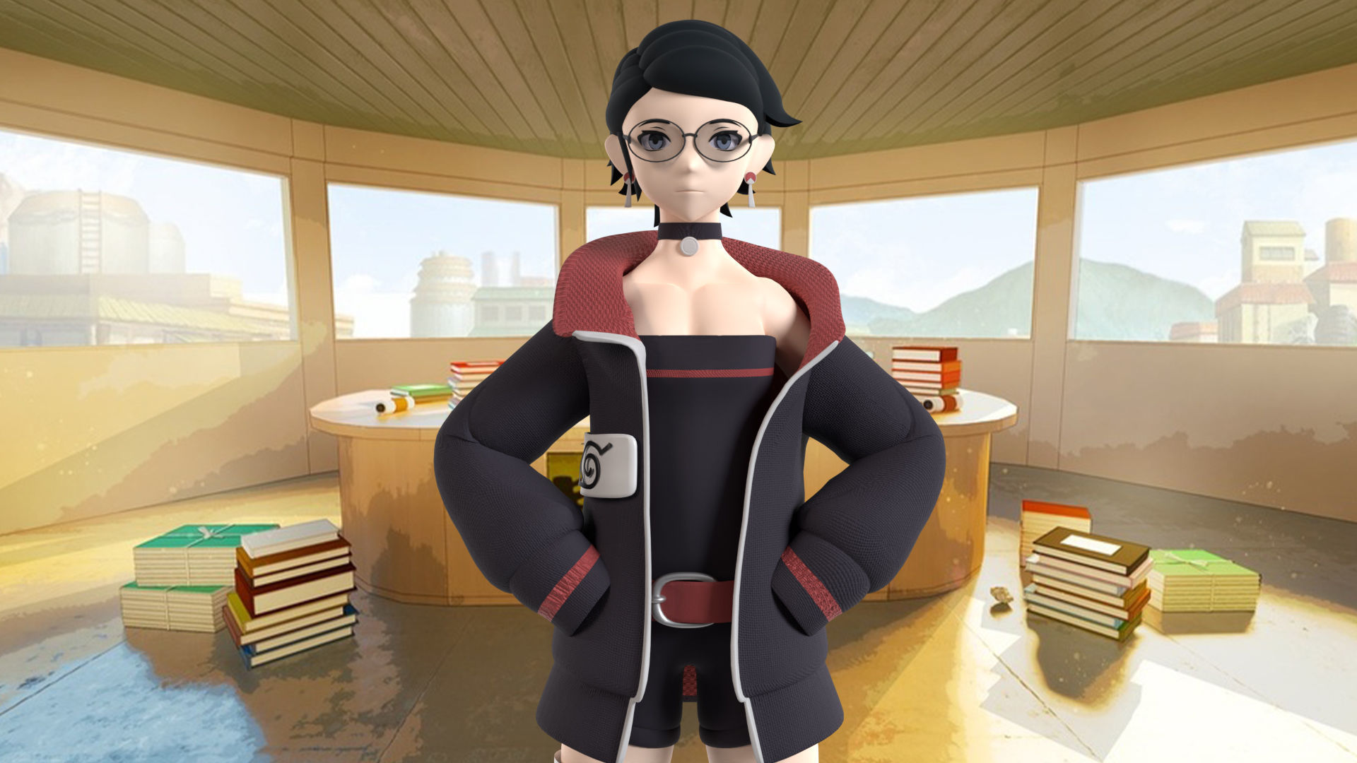 Sarada Uchiha - Boruto Two Blue Vortex 3D model rigged | CGTrader