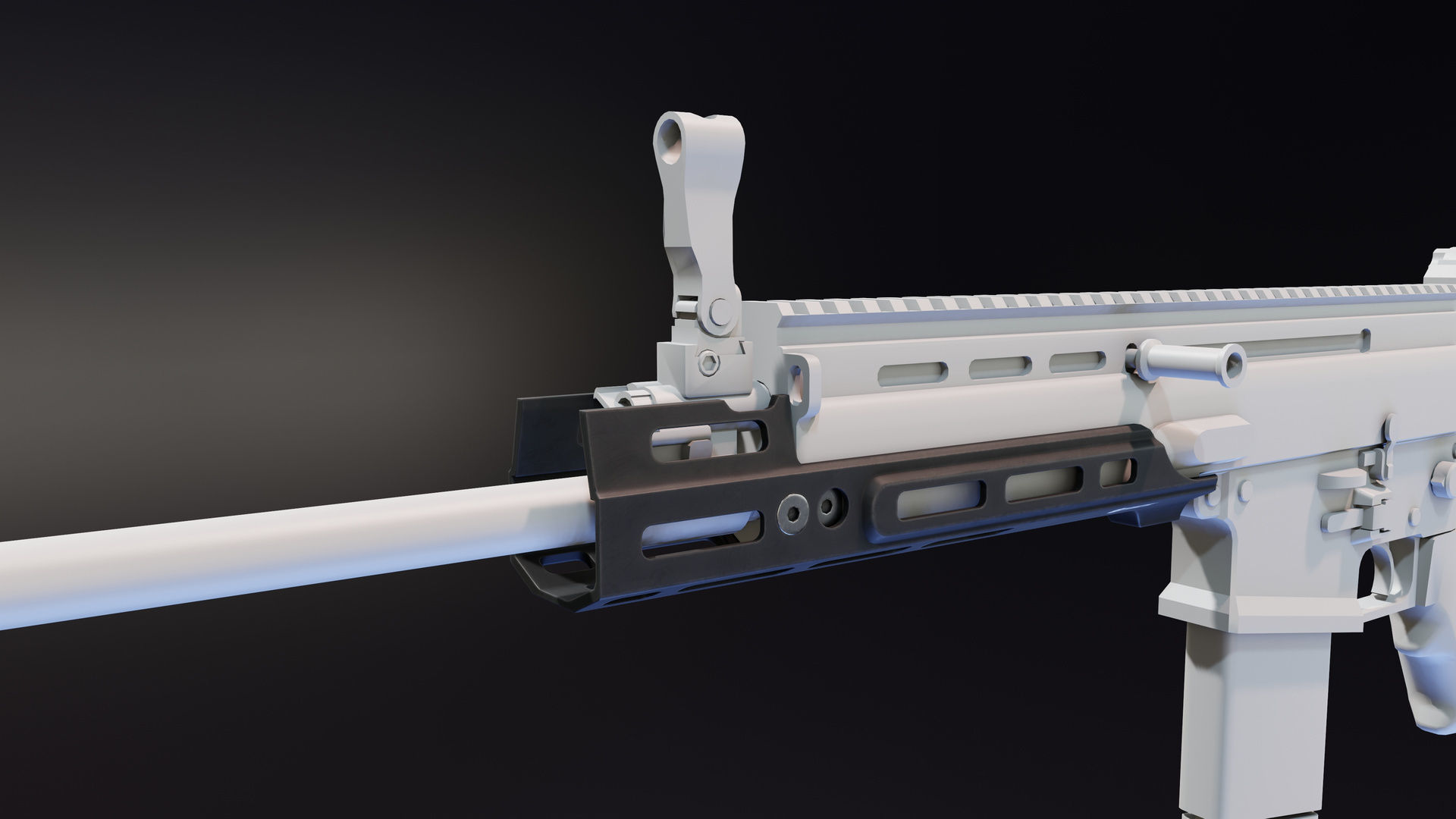 3D model MREX Scar Handguard VR / AR / low-poly | CGTrader