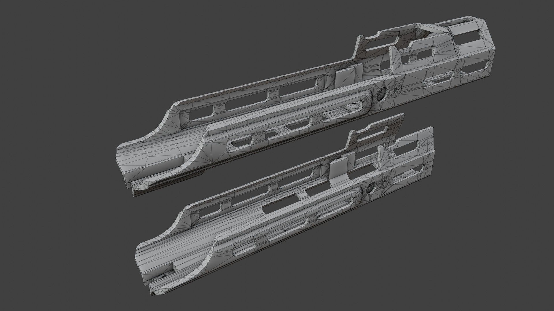 3D model MREX Scar Handguard VR / AR / low-poly | CGTrader