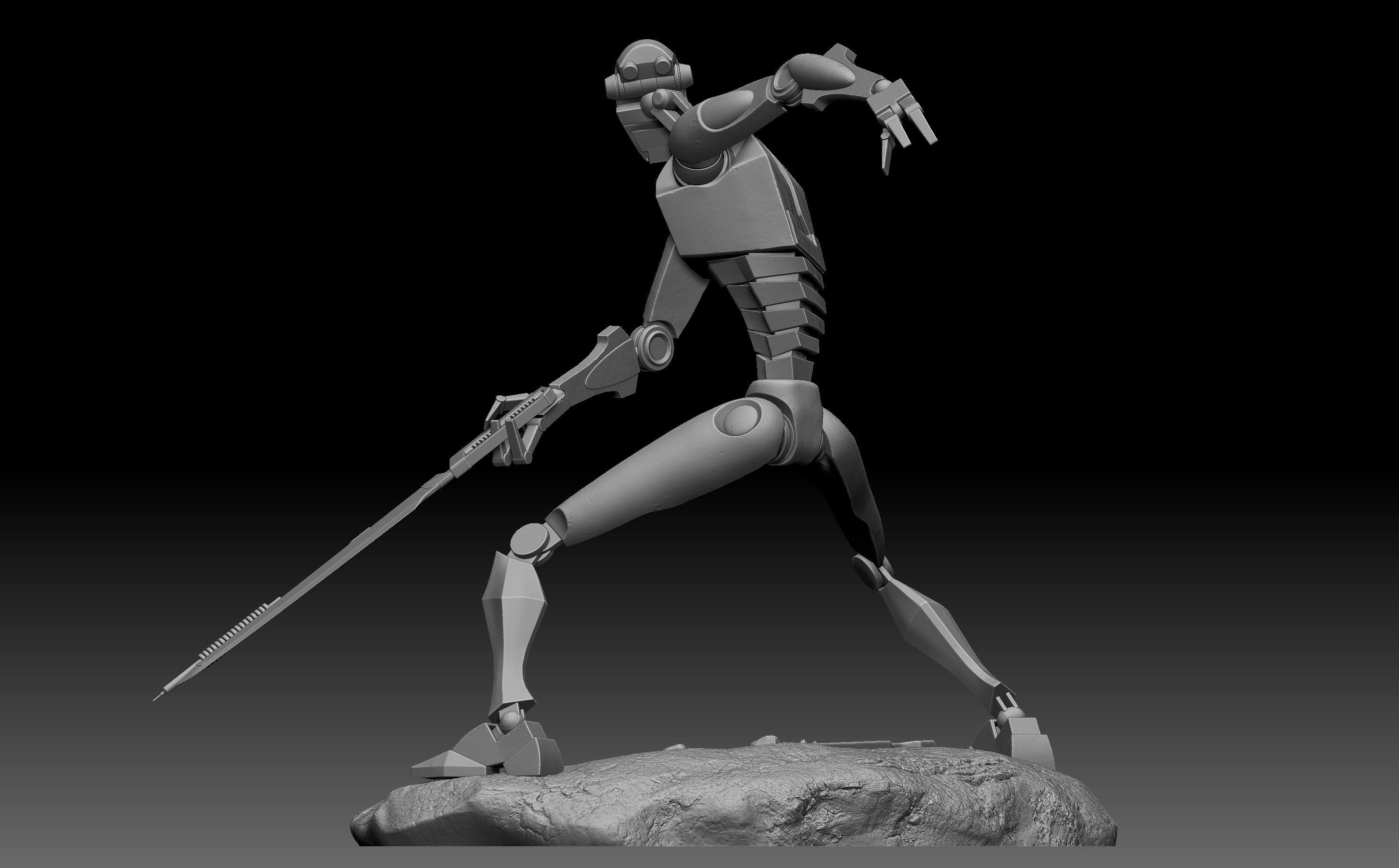 BX COMMANDO DROID FROM CLONE WARS 3D model 3D printable | CGTrader