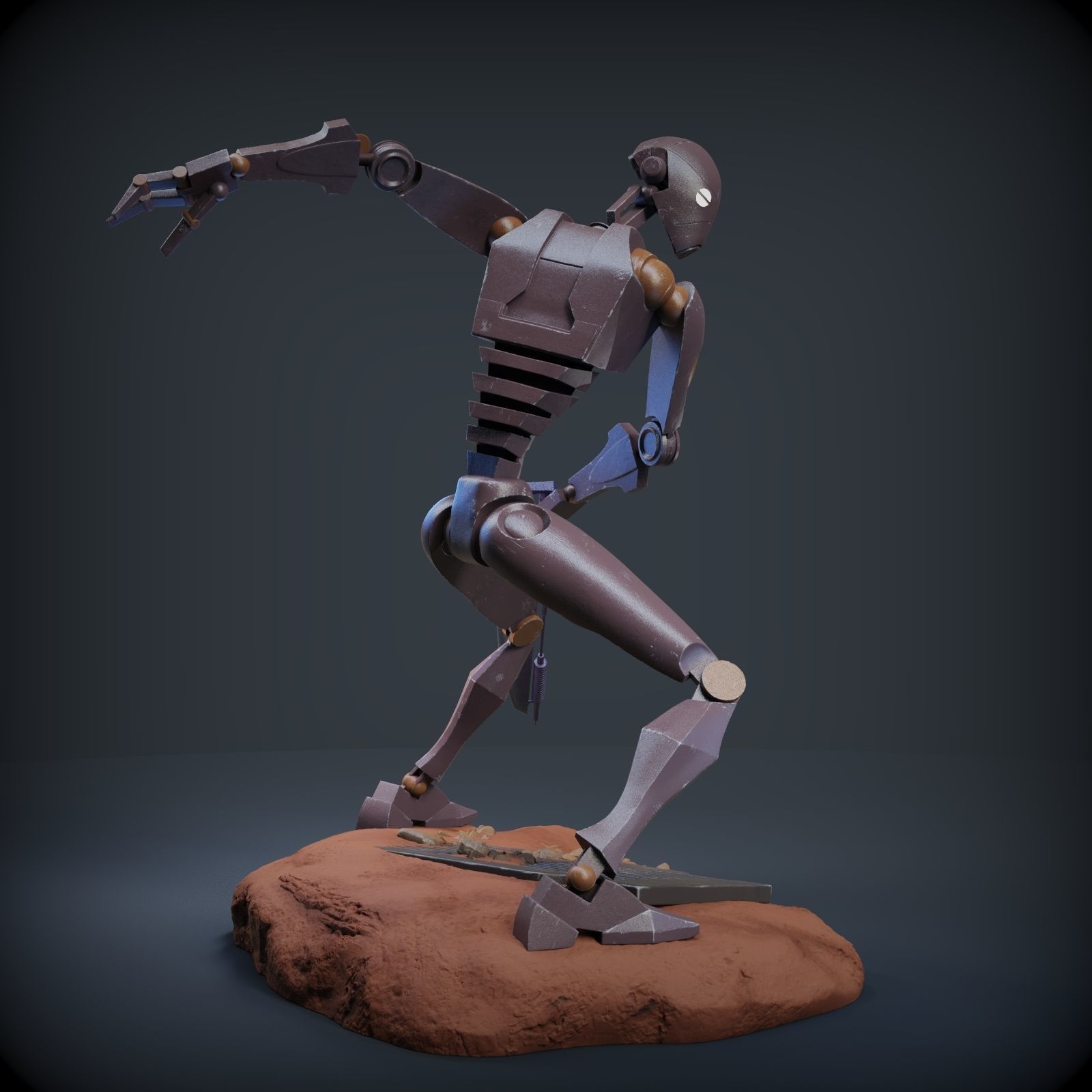 BX COMMANDO DROID FROM CLONE WARS 3D model 3D printable | CGTrader