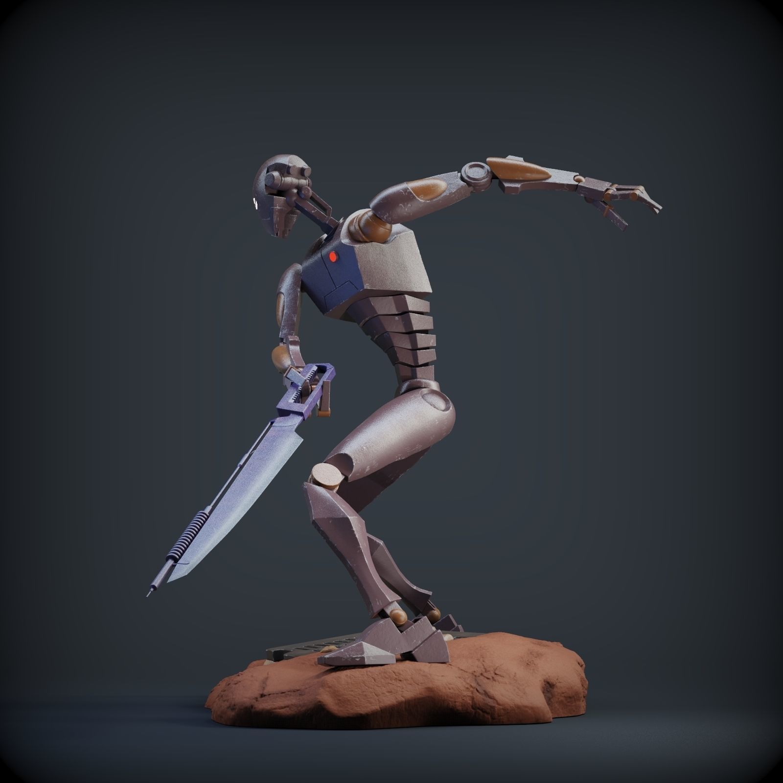 BX COMMANDO DROID FROM CLONE WARS 3D model 3D printable | CGTrader