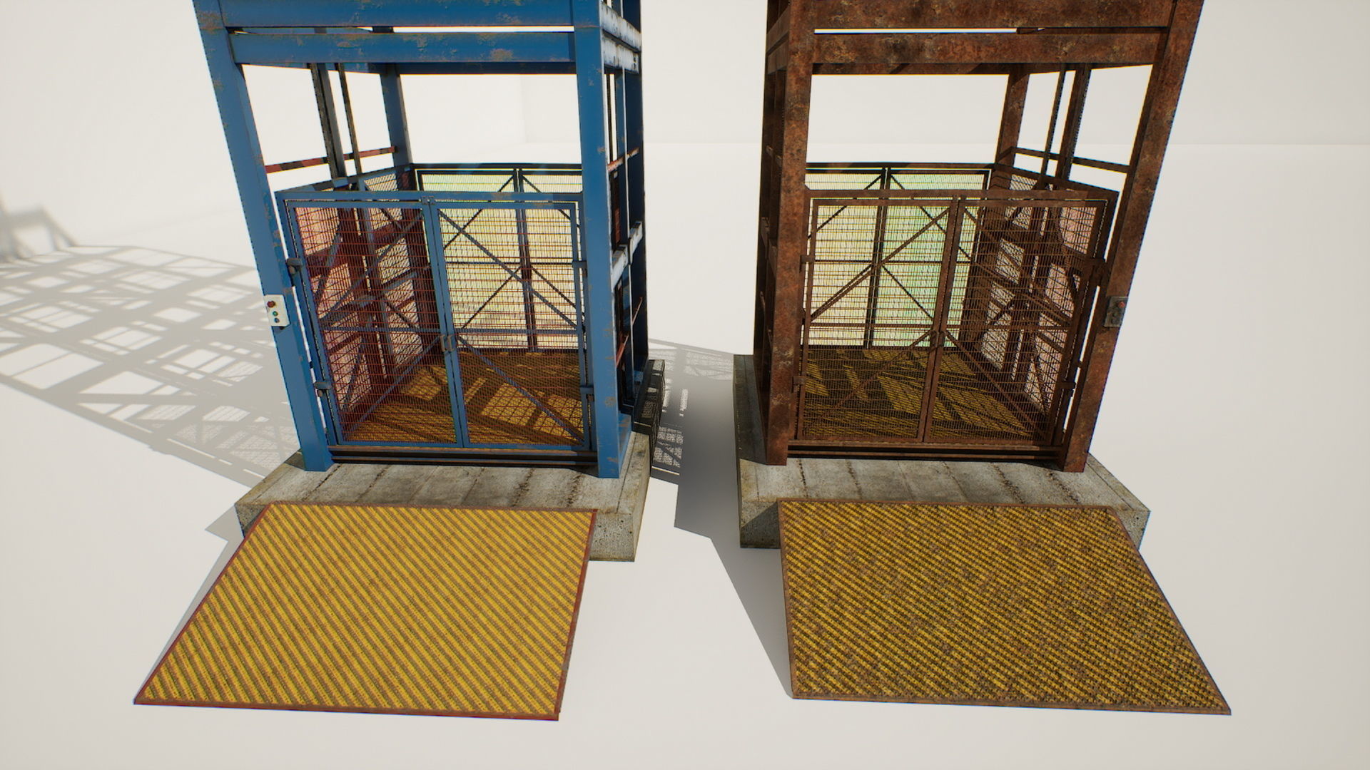 3D model Industrial Elevator Modular VR / AR / low-poly | CGTrader