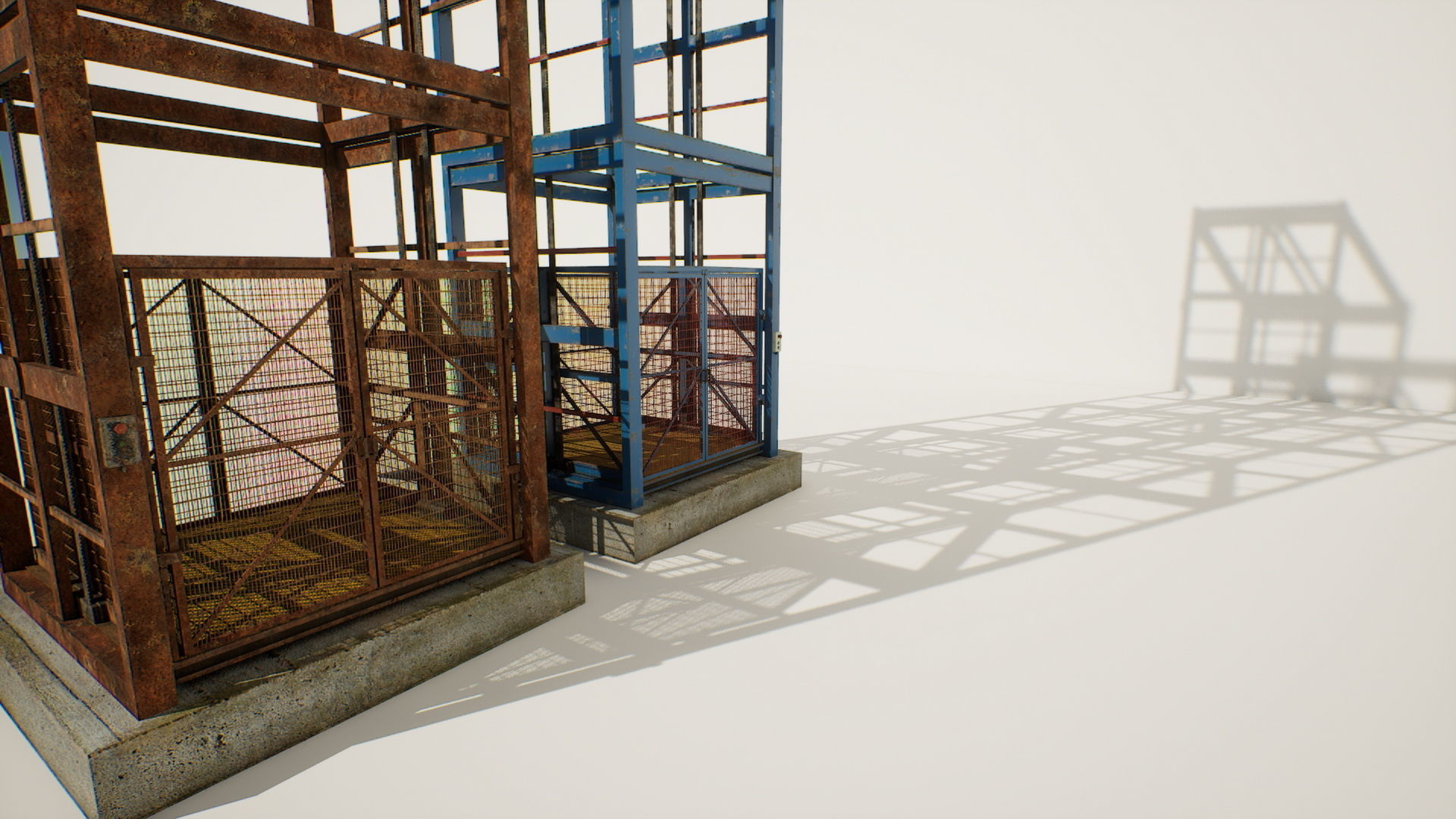 3D model Industrial Elevator Modular VR / AR / low-poly | CGTrader