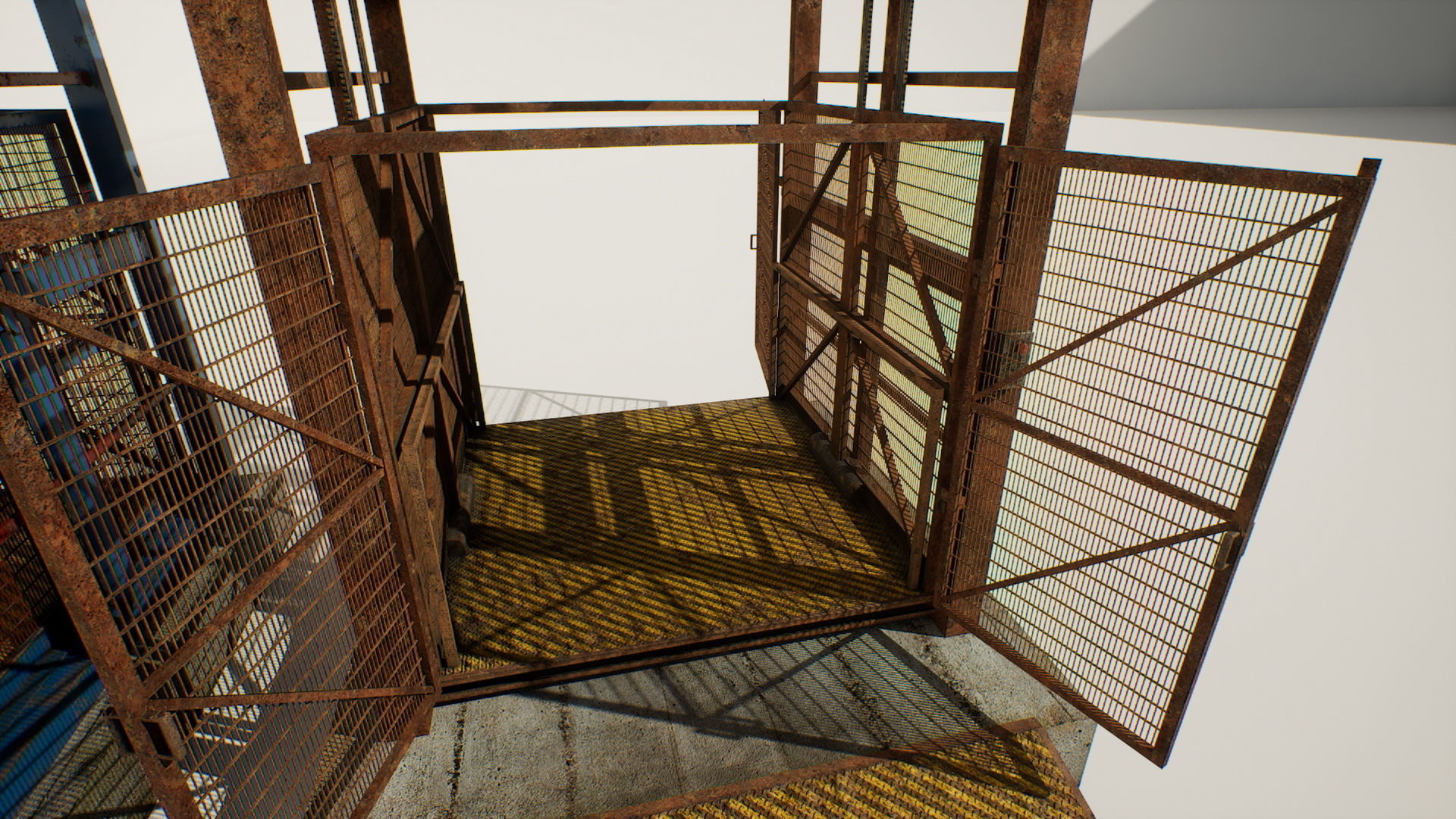 3D model Industrial Elevator Modular VR / AR / low-poly | CGTrader