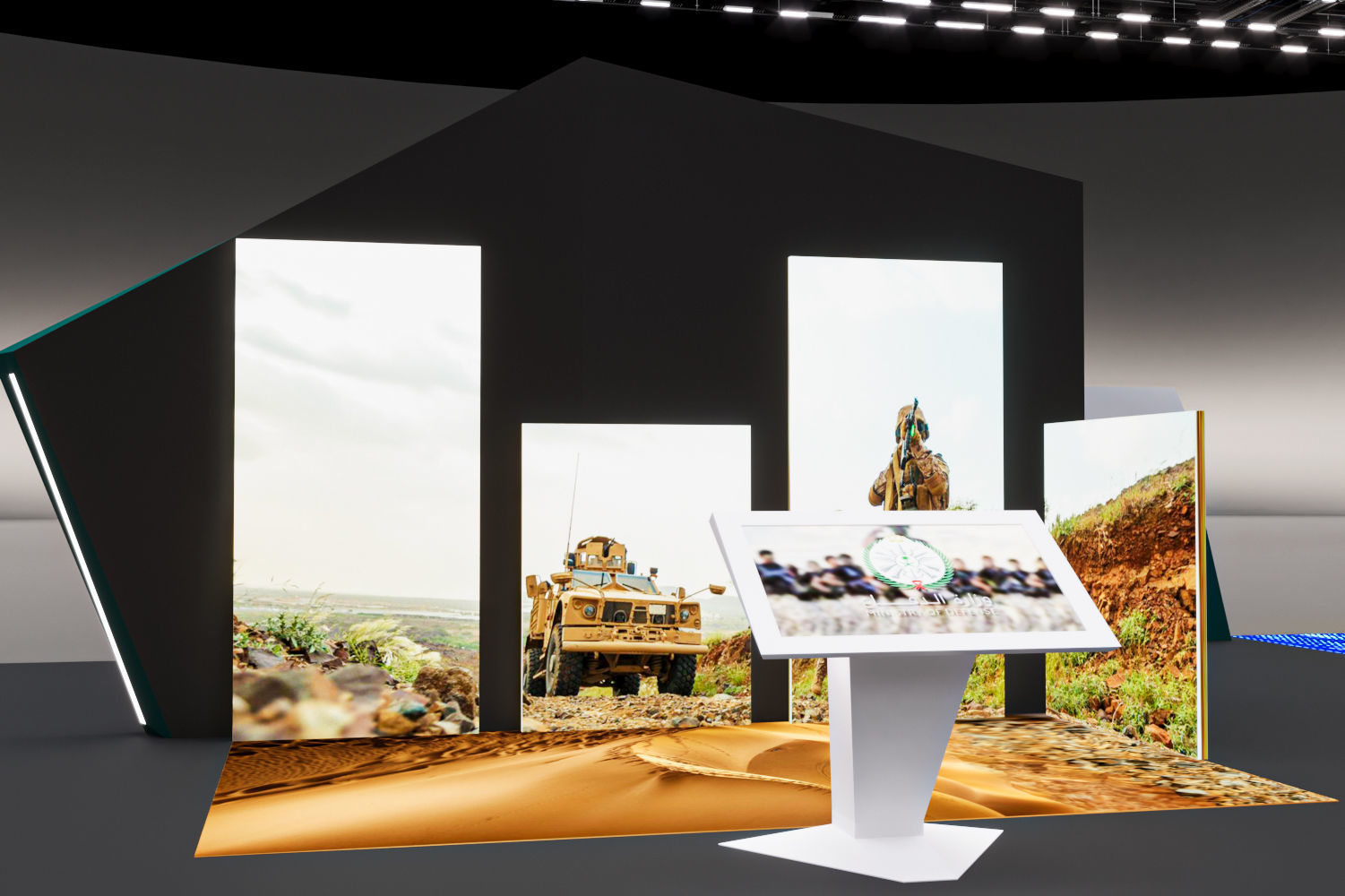 booth outer space 430m Ministry of Defense 3D model | CGTrader