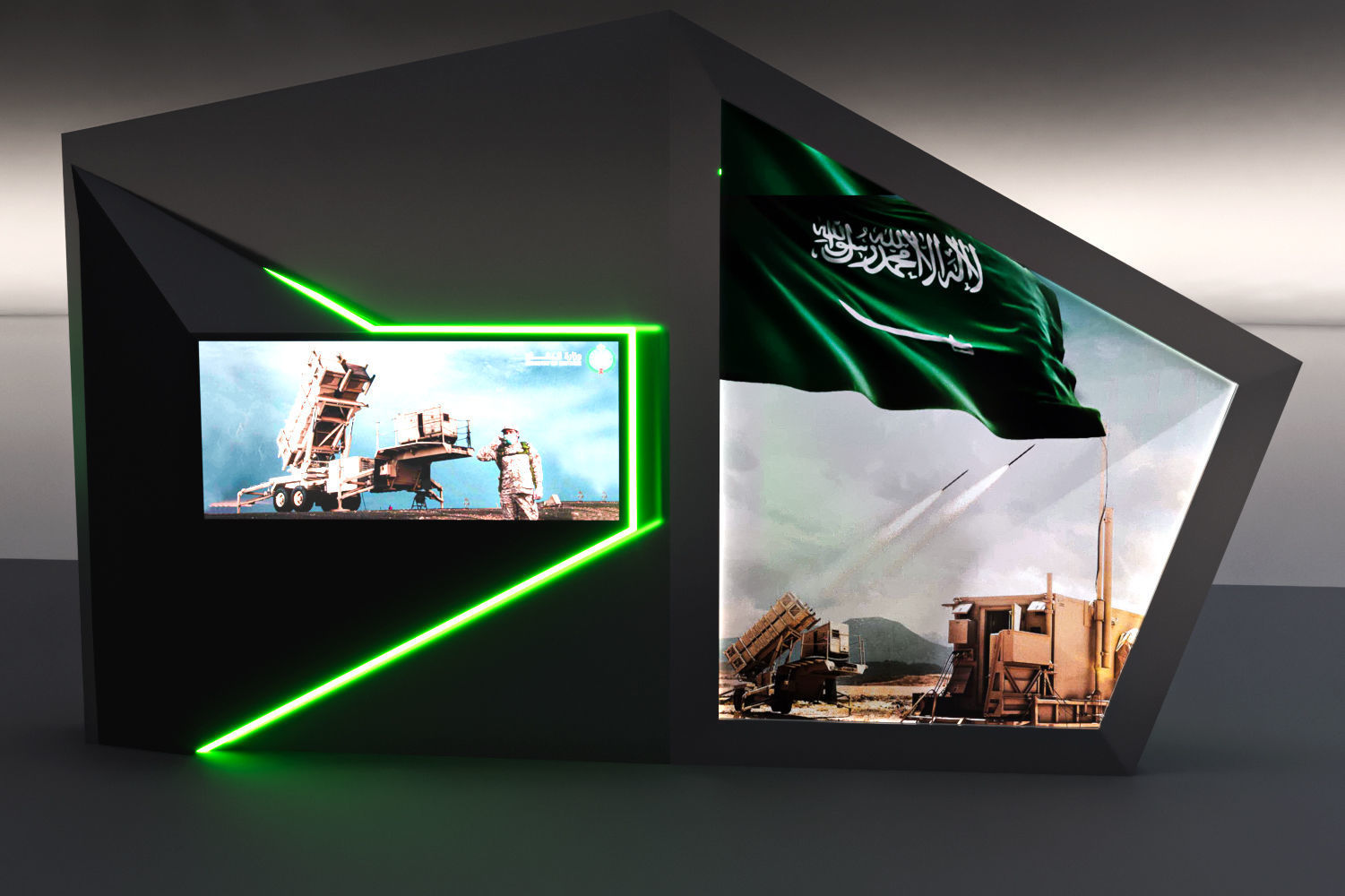 booth outer space 430m Ministry of Defense 3D model | CGTrader