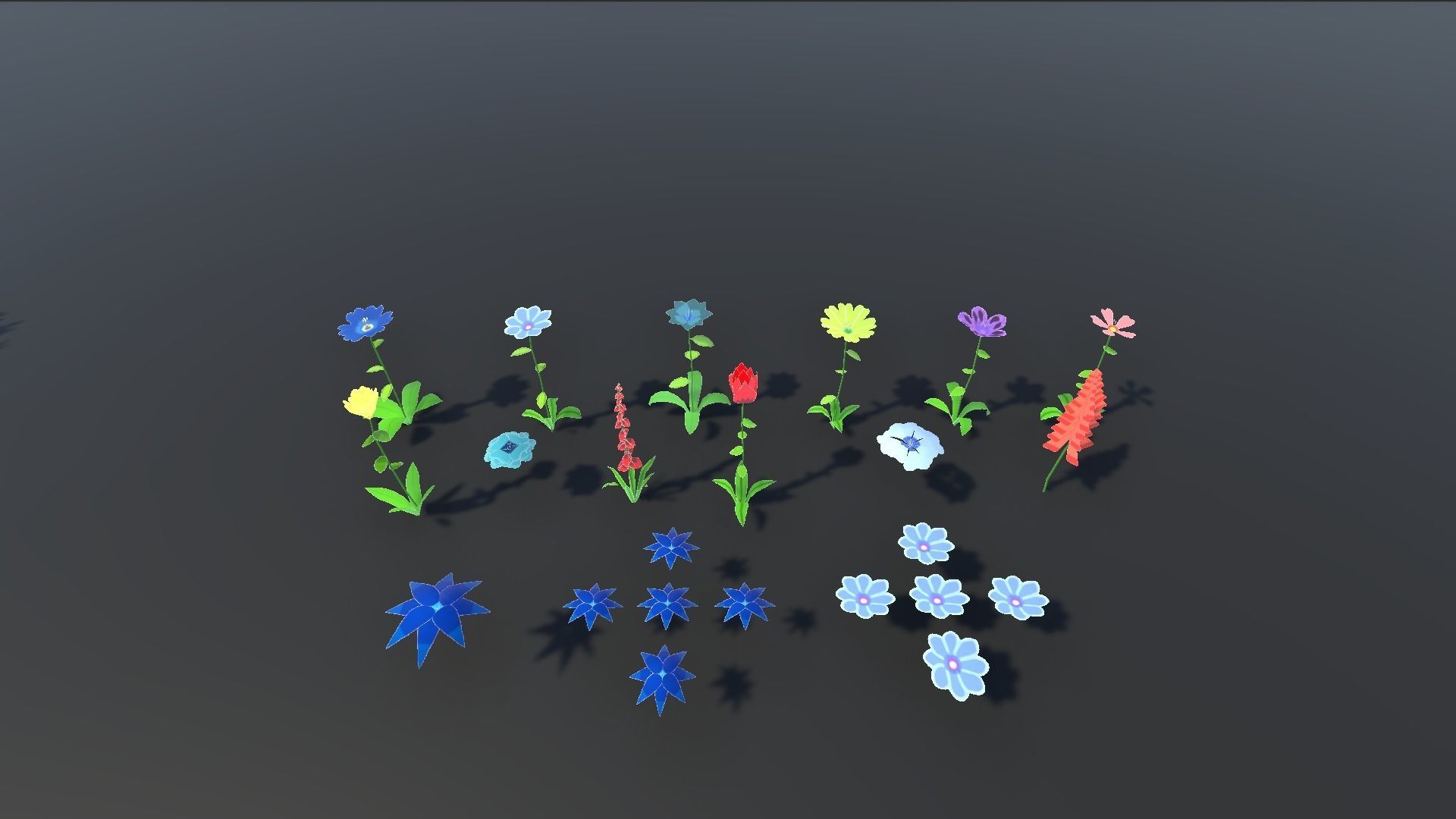 Stylized nature environment free VR / AR / low-poly 3D model | CGTrader