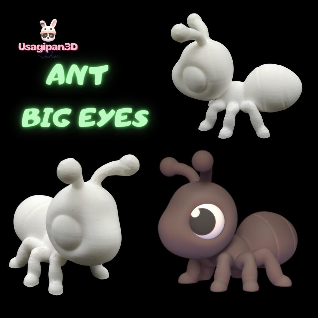 Ant Big Eyes 3D model 3D printable | CGTrader