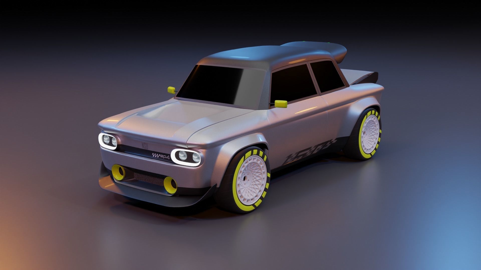 Audi ep4 Concept 2023 3D model | CGTrader