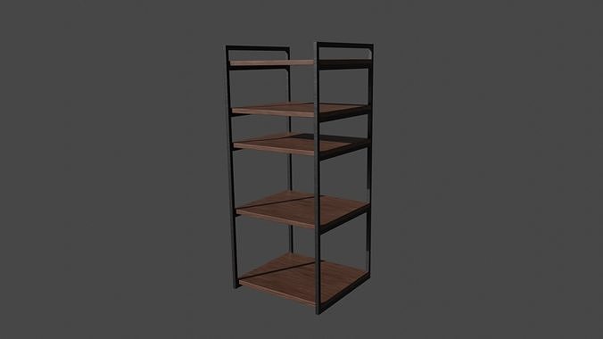 A shelf free 3D model | CGTrader