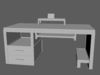 computer desk model free VR / AR / low-poly 3D model | CGTrader