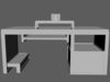 computer desk model free VR / AR / low-poly 3D model | CGTrader