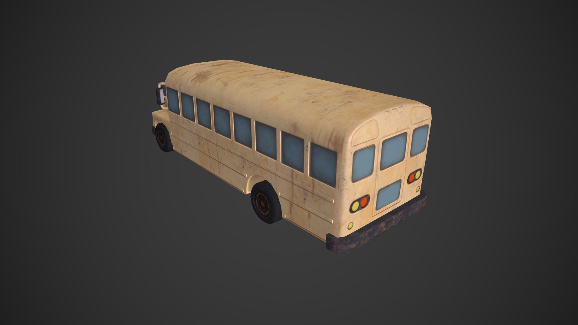 Old american bus free VR / AR / low-poly 3D model | CGTrader