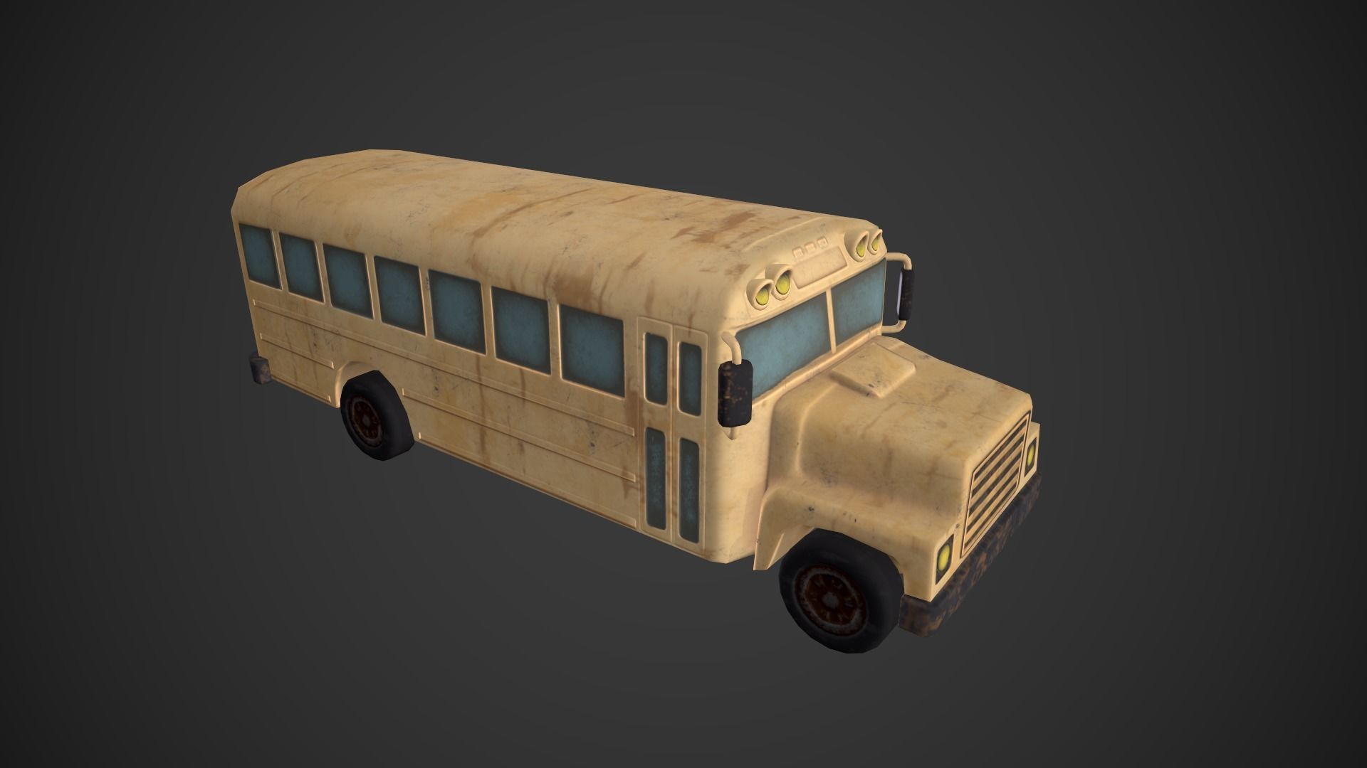 Old american bus free VR / AR / low-poly 3D model | CGTrader