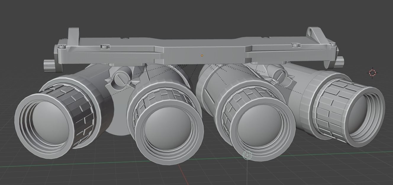 3D model L3HARRIS GPNVG GROUND PANORAMIC NIGHT VISION GOGGLE QUAD LENS ...