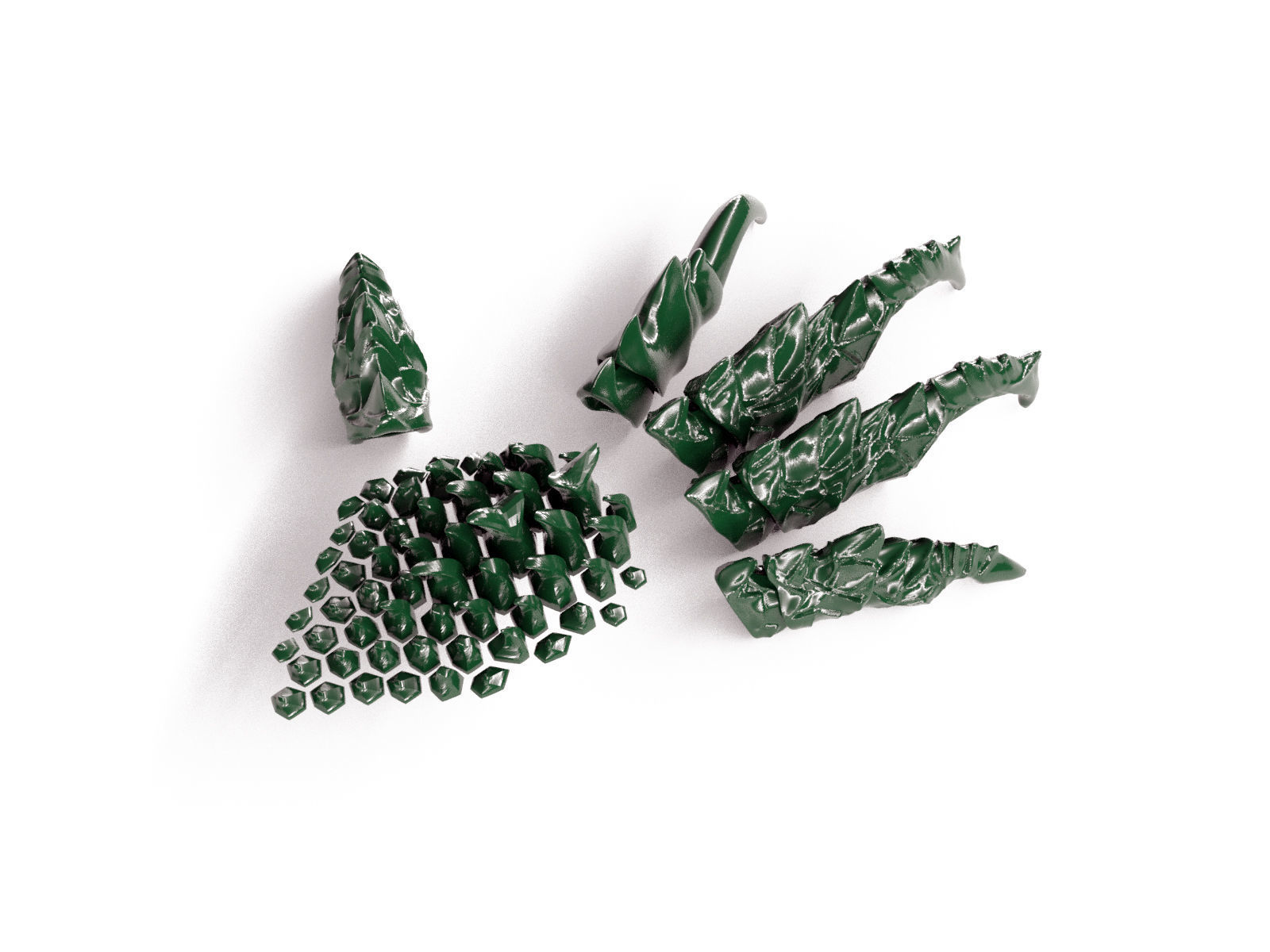 DRAGON CLAWS II 3D model 3D printable | CGTrader