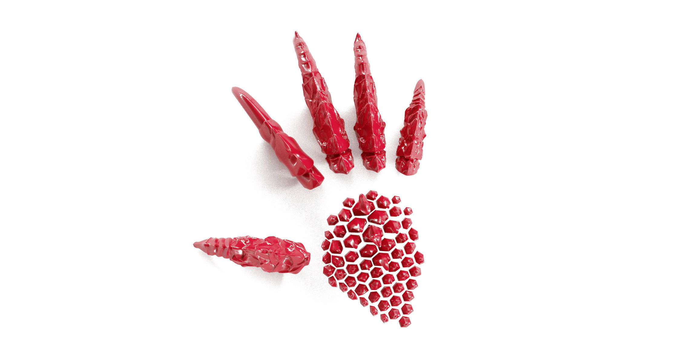 DRAGON CLAWS II 3D model 3D printable | CGTrader