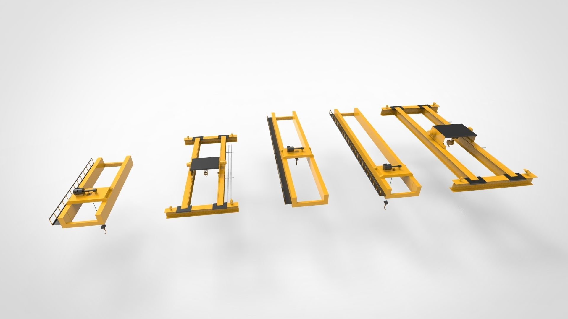 3D model Bridge Crane VR / AR / low-poly | CGTrader