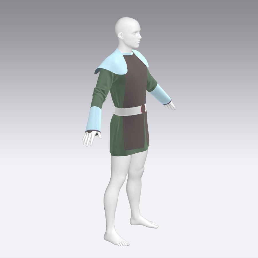 3d medieval clothing 3D model | CGTrader