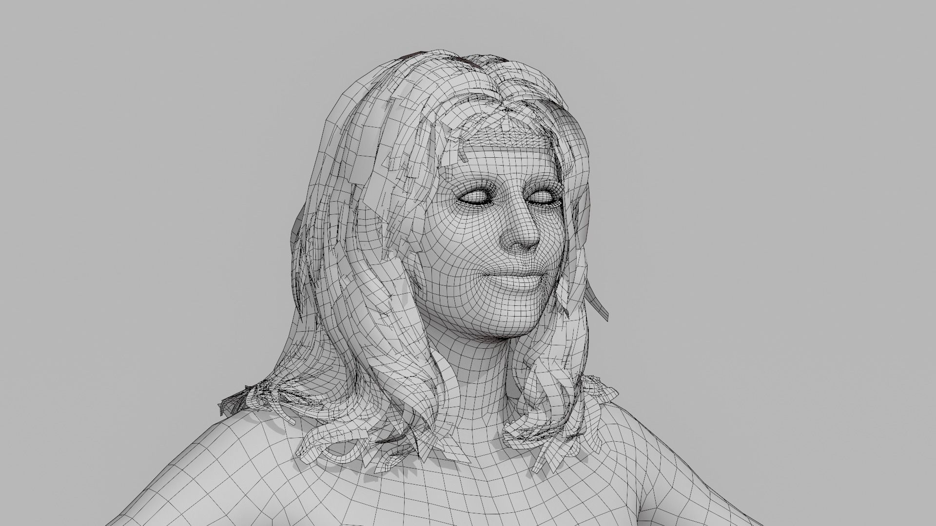 Realistic Female - Ruth 3D model rigged | CGTrader