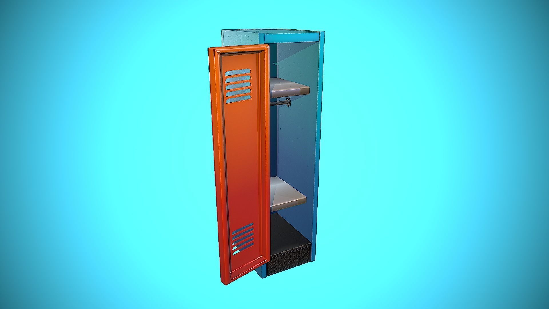 3D model LOCKER CARTOON STYLIZED VR / AR / low-poly | CGTrader