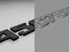PublicPixel Text Font 3D Printing STL Collection 3D model 3D printable ...