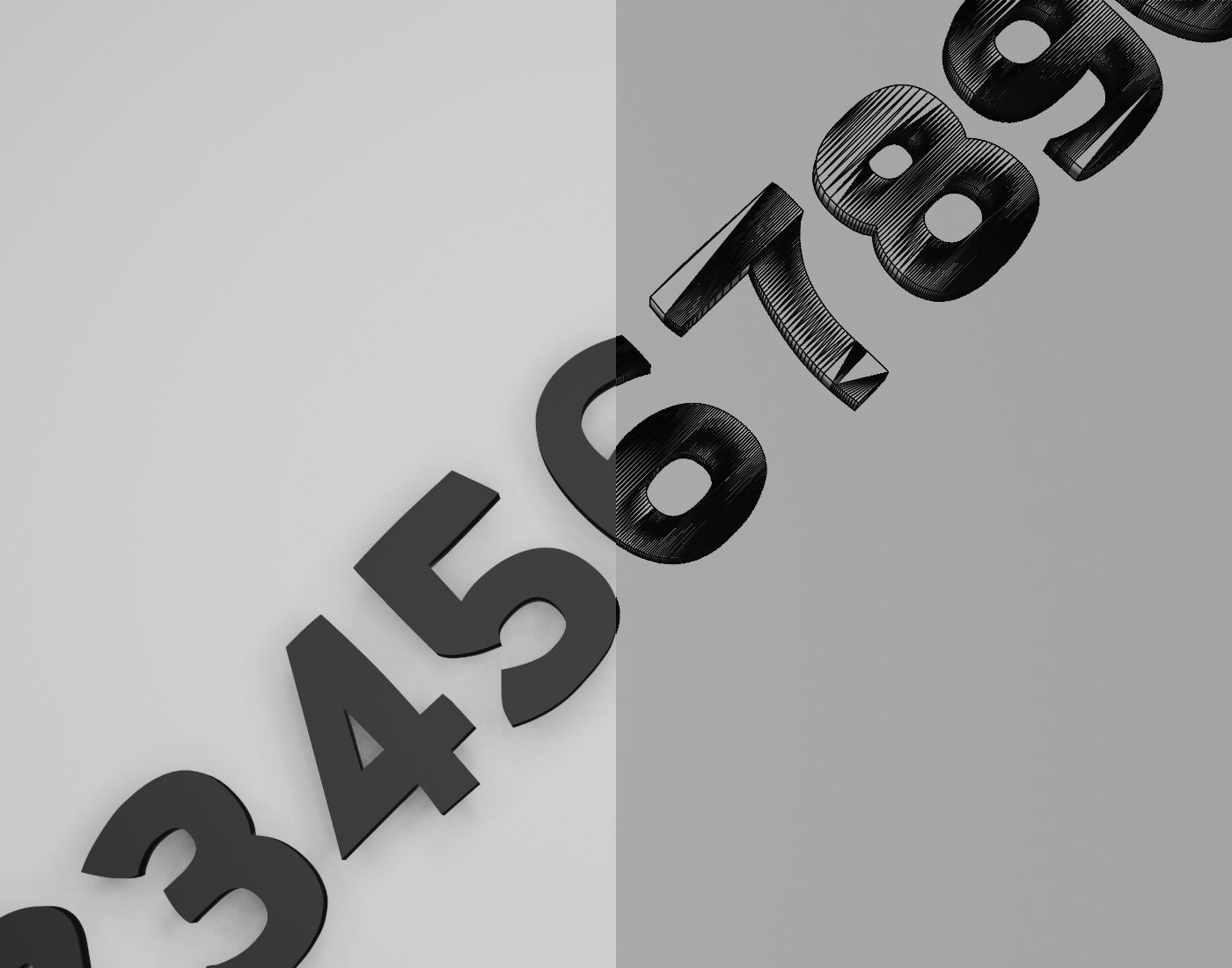 ChailceNogginRegular Text Font 3D Printing STL Collection 3D model 3D ...