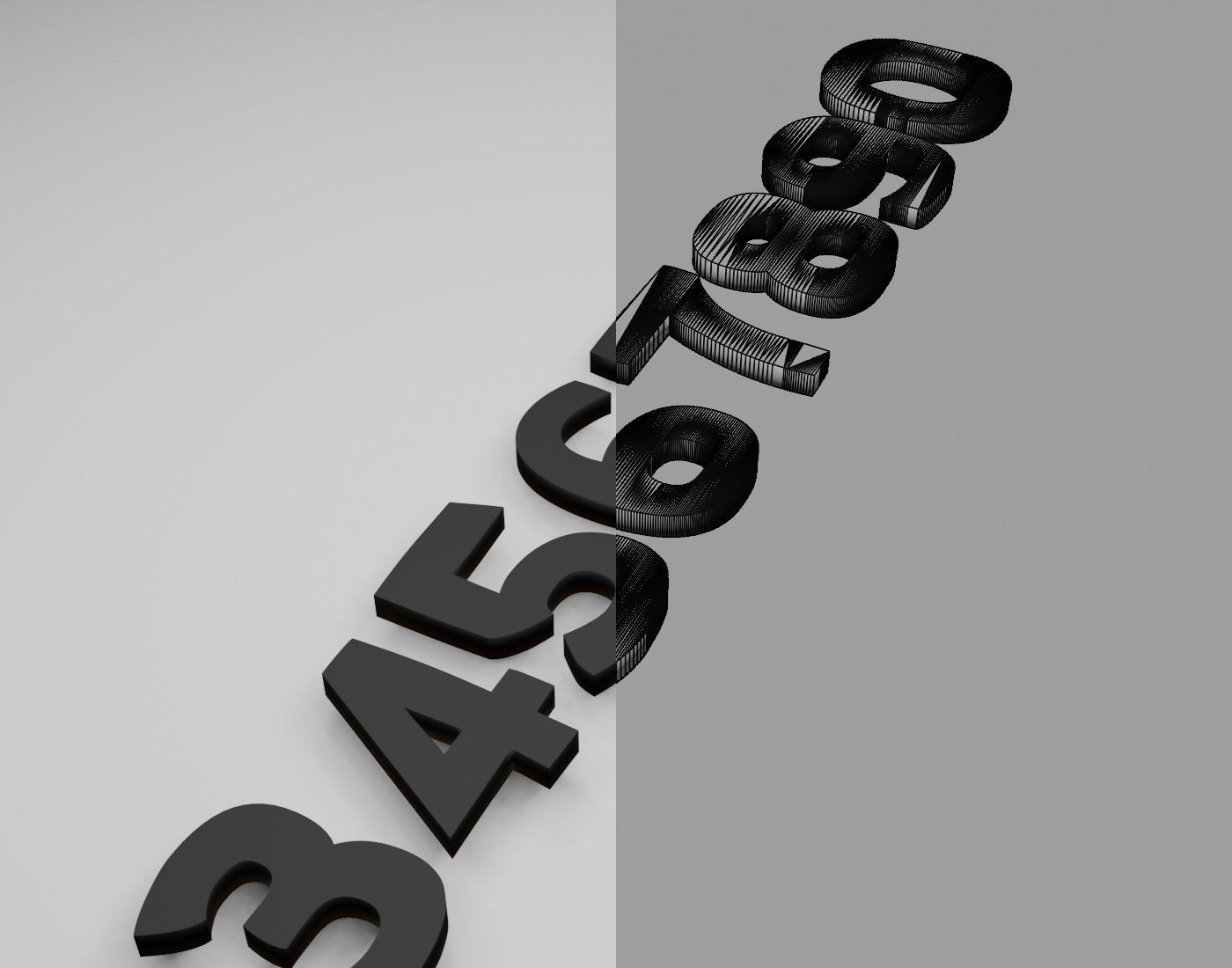 ChailceNogginRegular Text Font 3D Printing STL Collection 3D model 3D ...