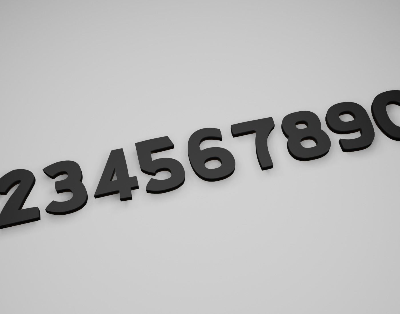 ChailceNogginRegular Text Font 3D Printing STL Collection 3D model 3D ...