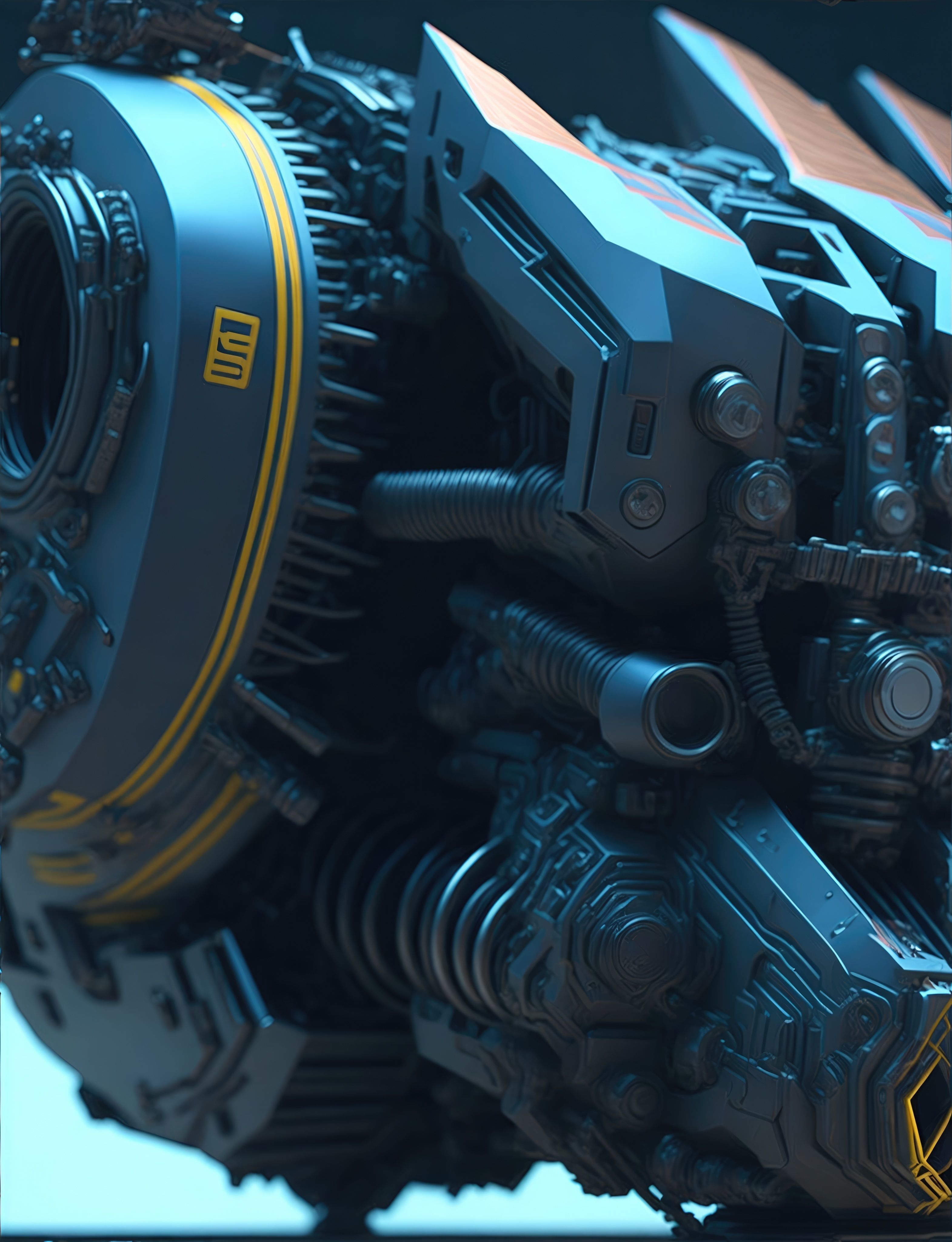 Texture Textures mecha VR / AR / low-poly | CGTrader