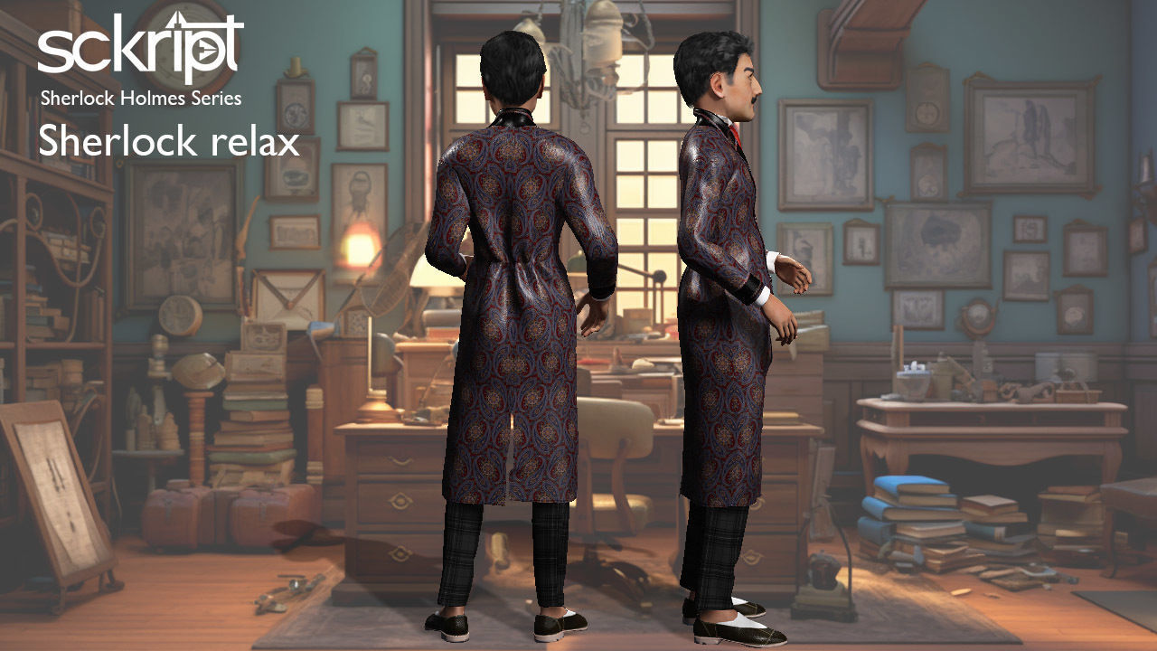 3D model Sherlock World Sherlock Relax VR / AR / low-poly | CGTrader