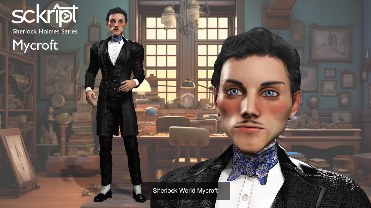 3D Model Collection Sherlock Holmes Series VR / AR / low-poly | CGTrader
