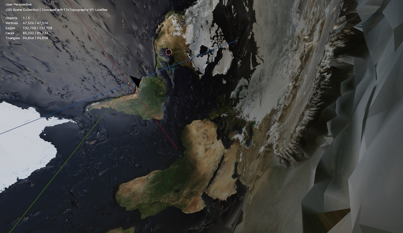 Concave Earth Topology 17x free 3D model | CGTrader