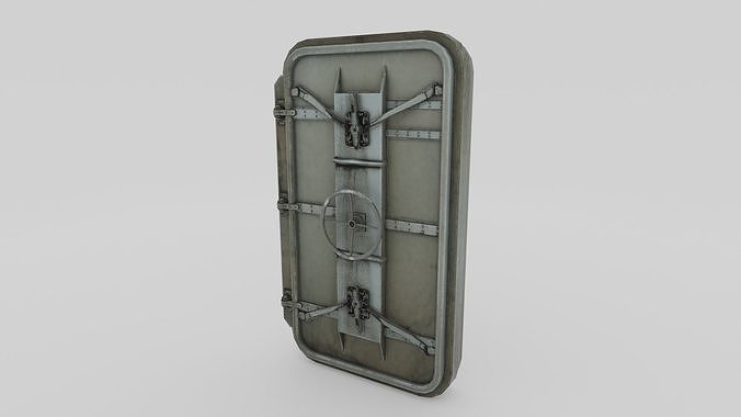 Bunker Door 3D model | CGTrader