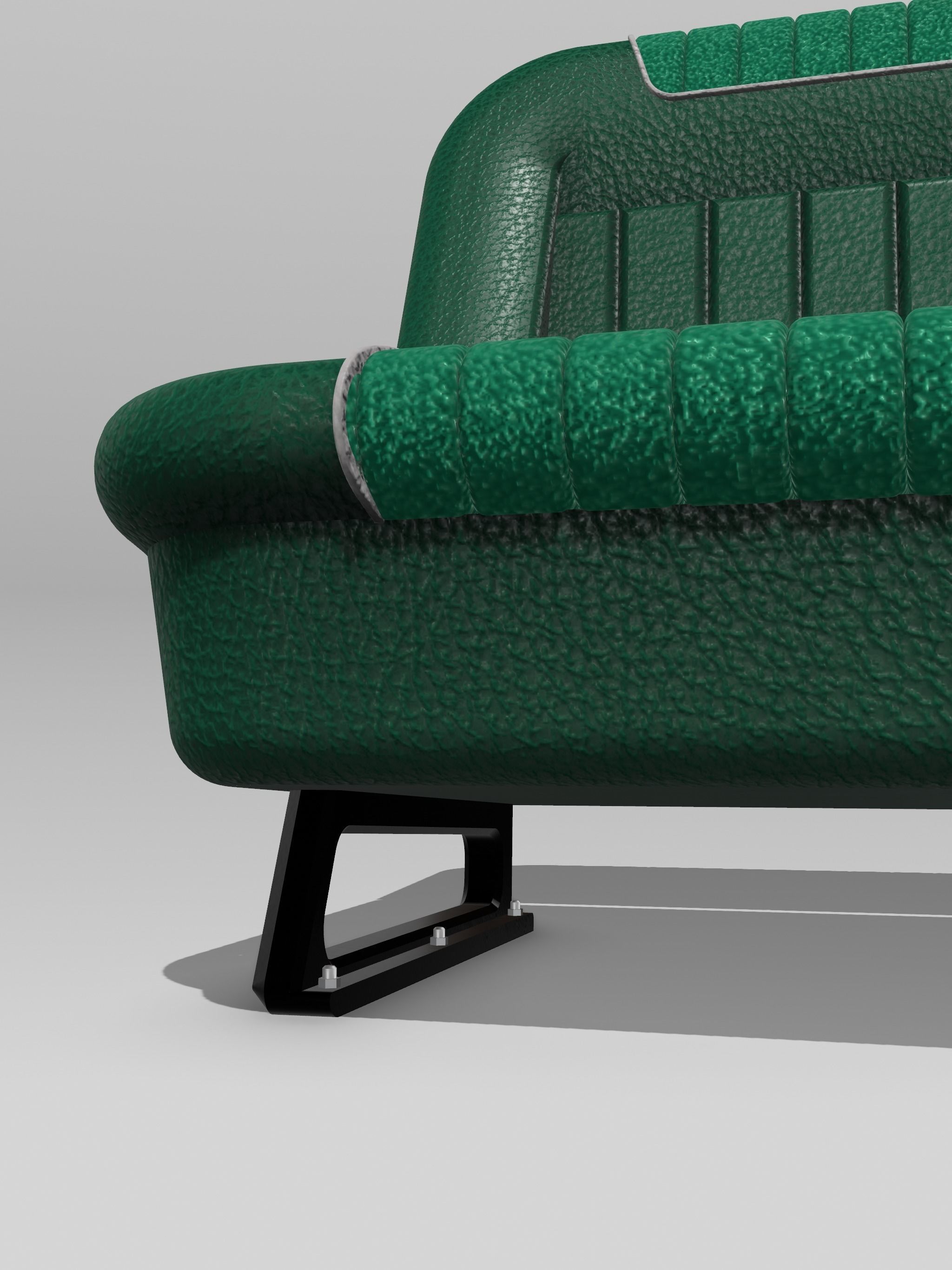 Custom Bench Seat 2 piece Style 5 with legs 3D model 3D printable ...