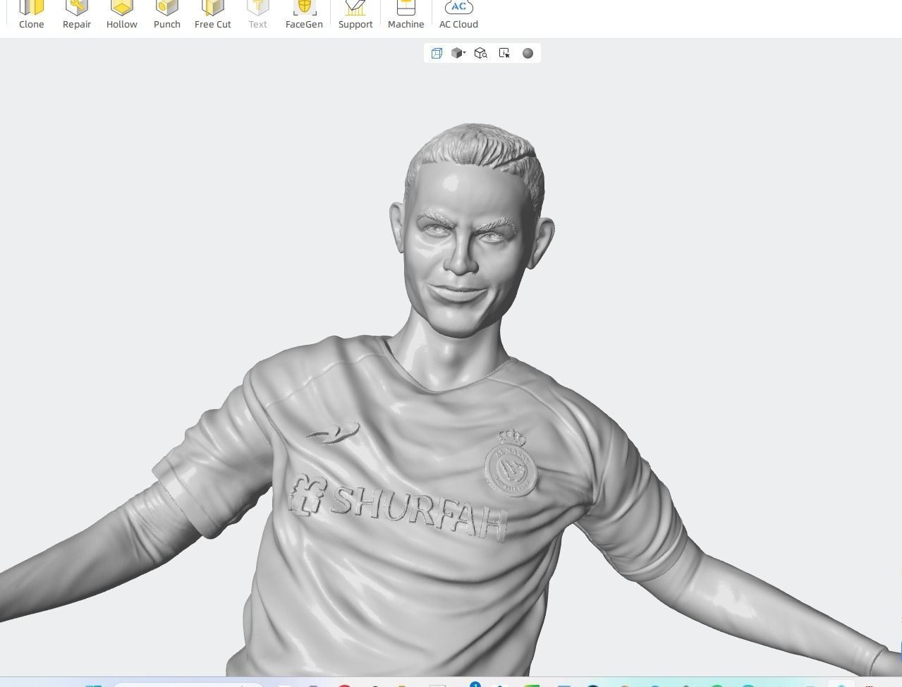 RONALDO AL-NASR 3D model 3D printable | CGTrader