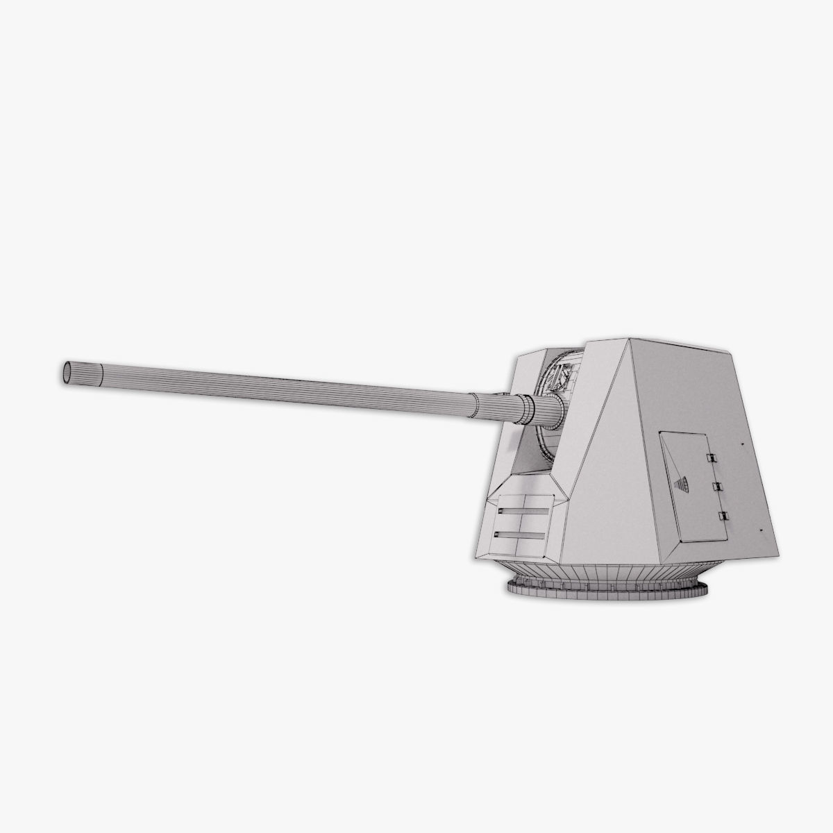 Mark 45 mod4 3D model 3D model | CGTrader