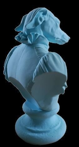 My lady greyhound buste 3D model 3D printable | CGTrader