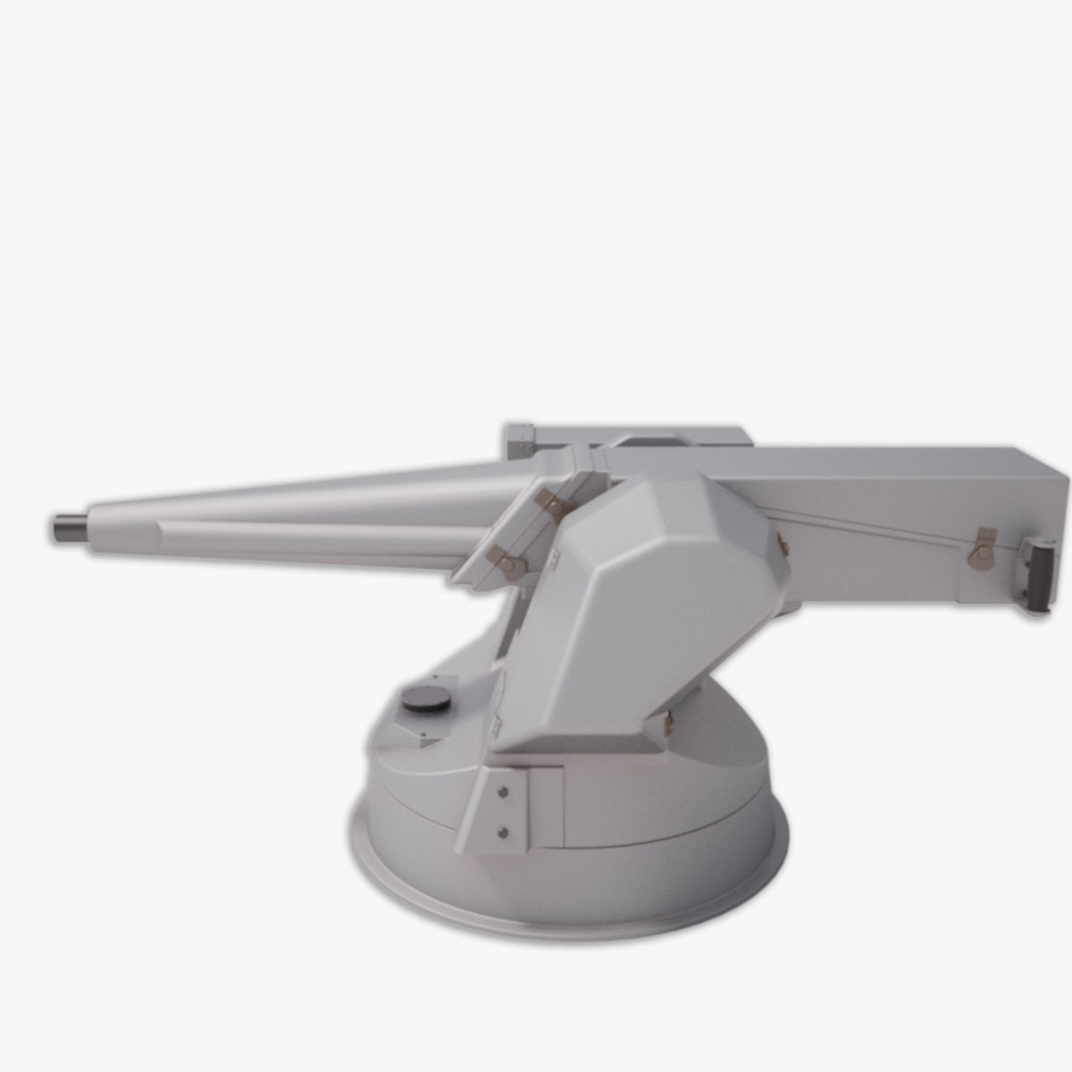 Hitrole naval gun 3D model | CGTrader