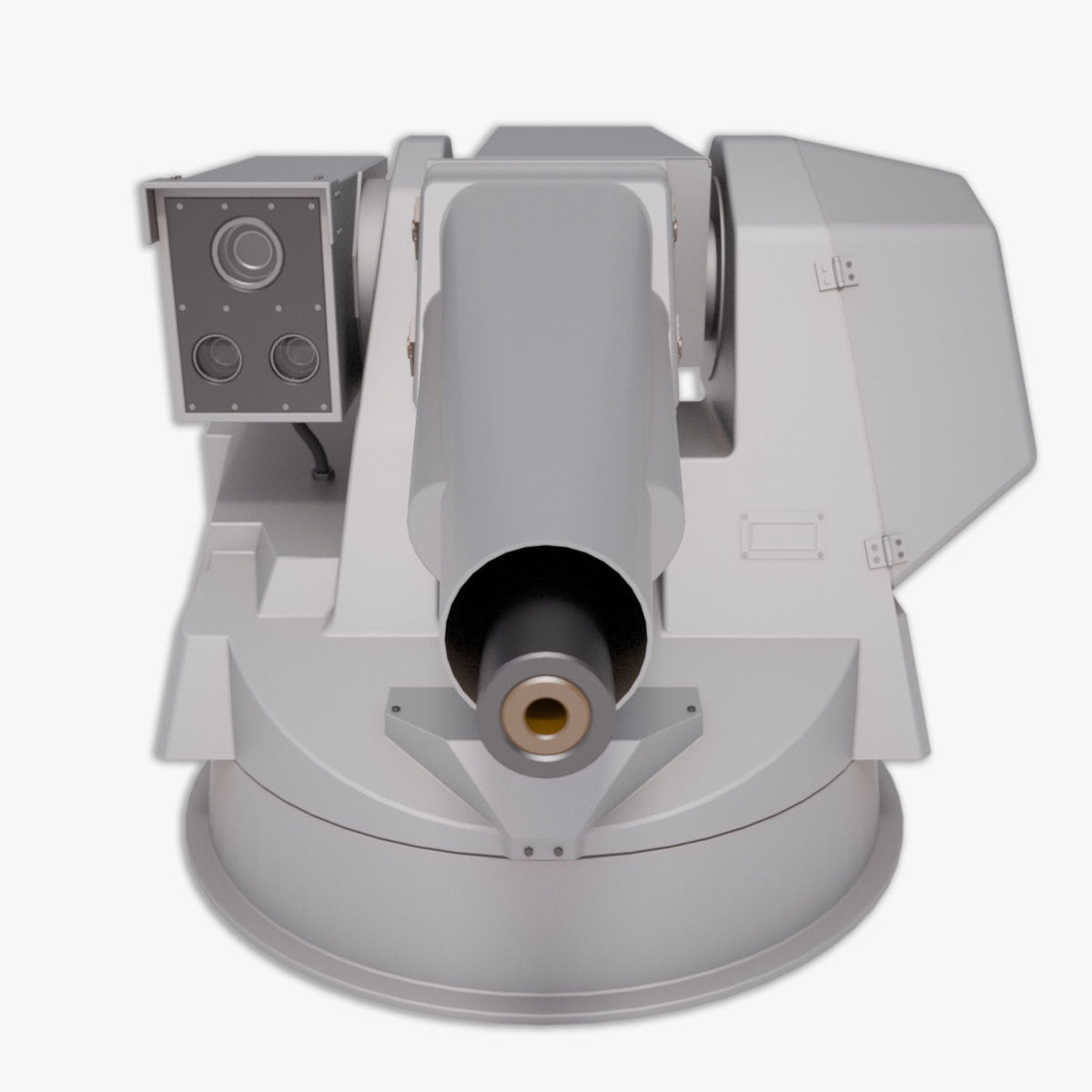 Hitrole naval gun 3D model | CGTrader