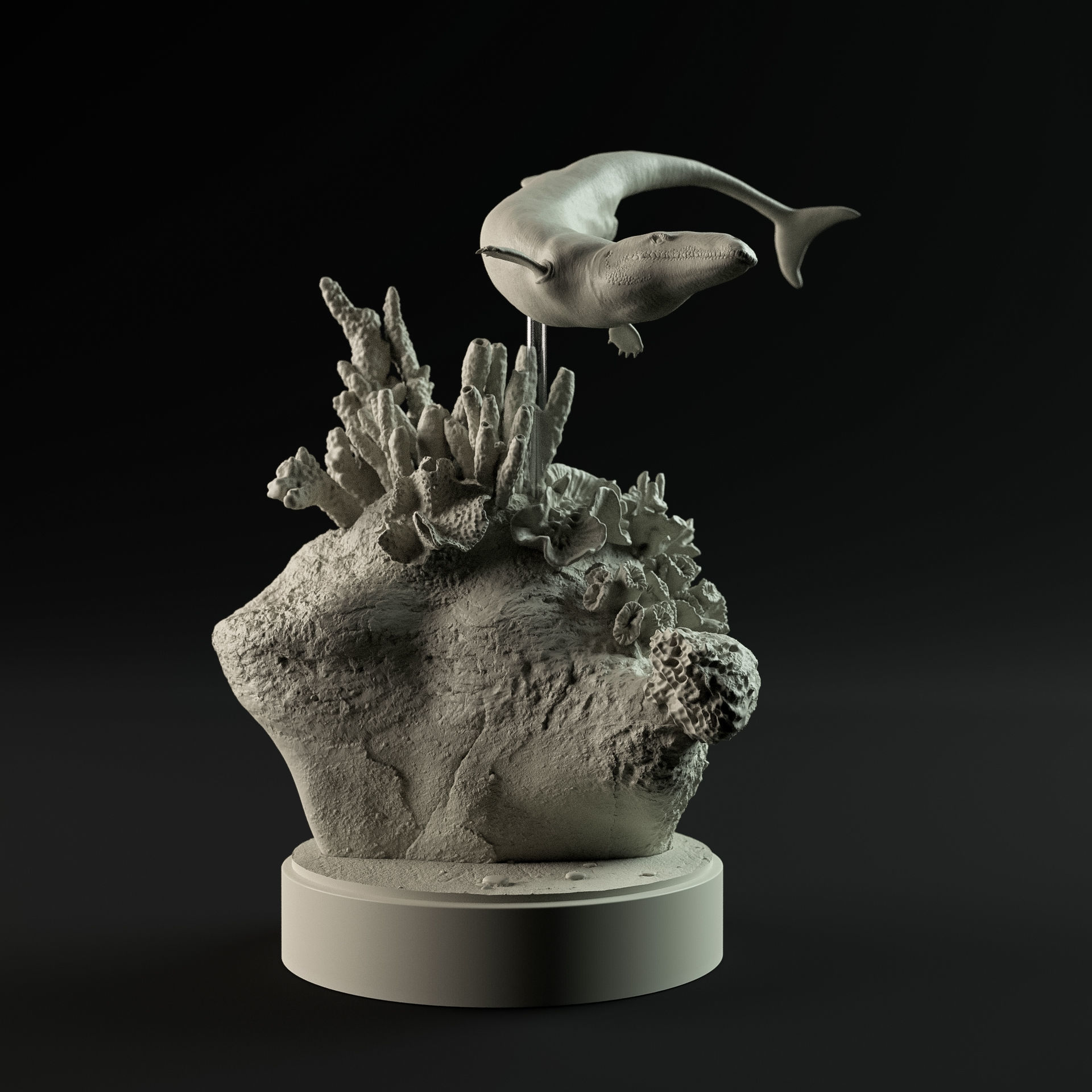 Dakosaurus turning 1-35 scale pre-supported 3D model 3D printable ...