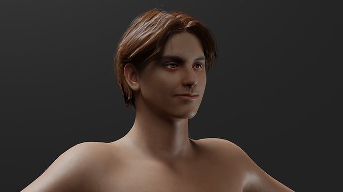 Realistic Male - Luke 3D model rigged | CGTrader