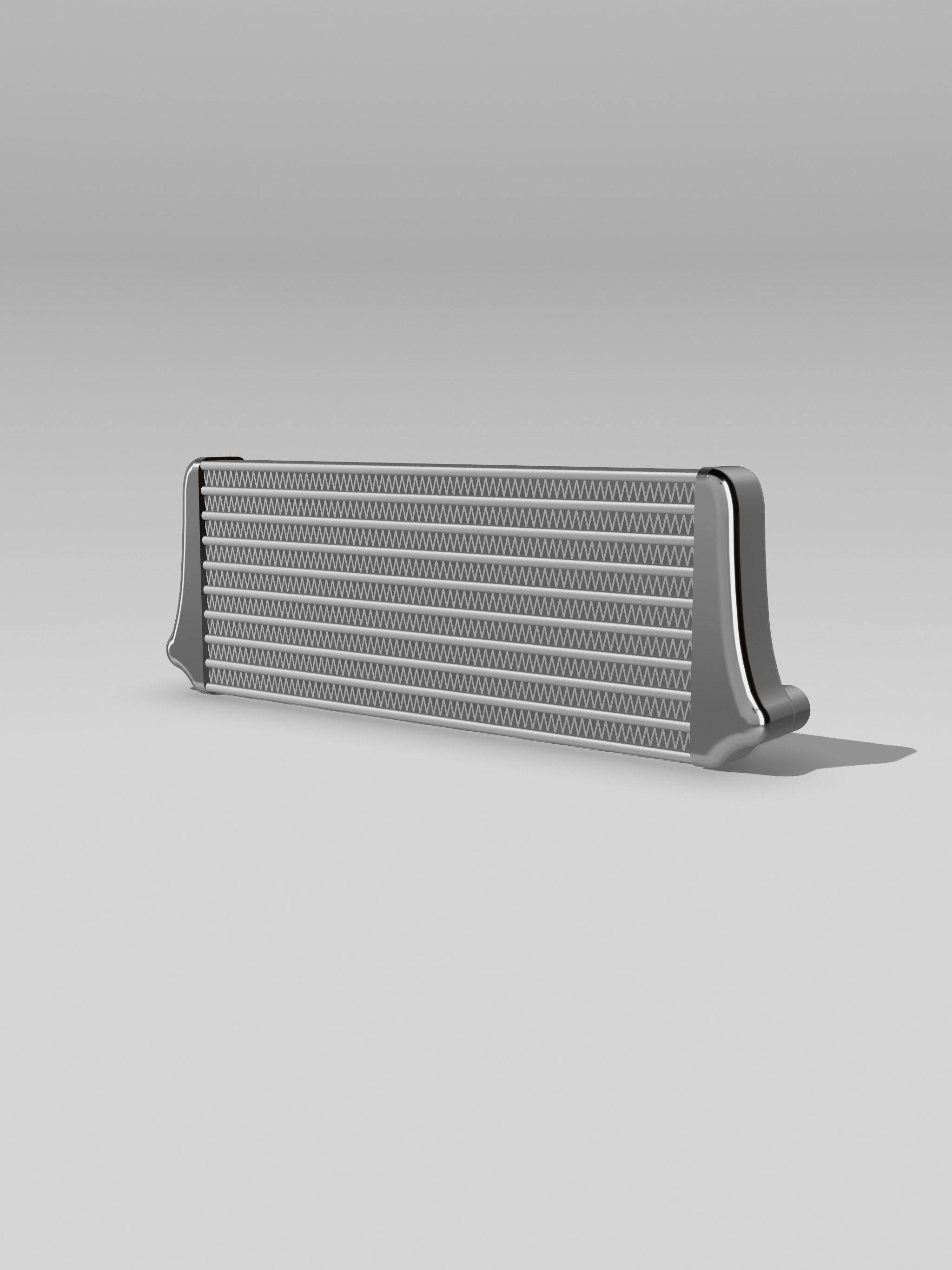 Detailed air to air Intercooler 3 sizes 3D model 3D printable | CGTrader