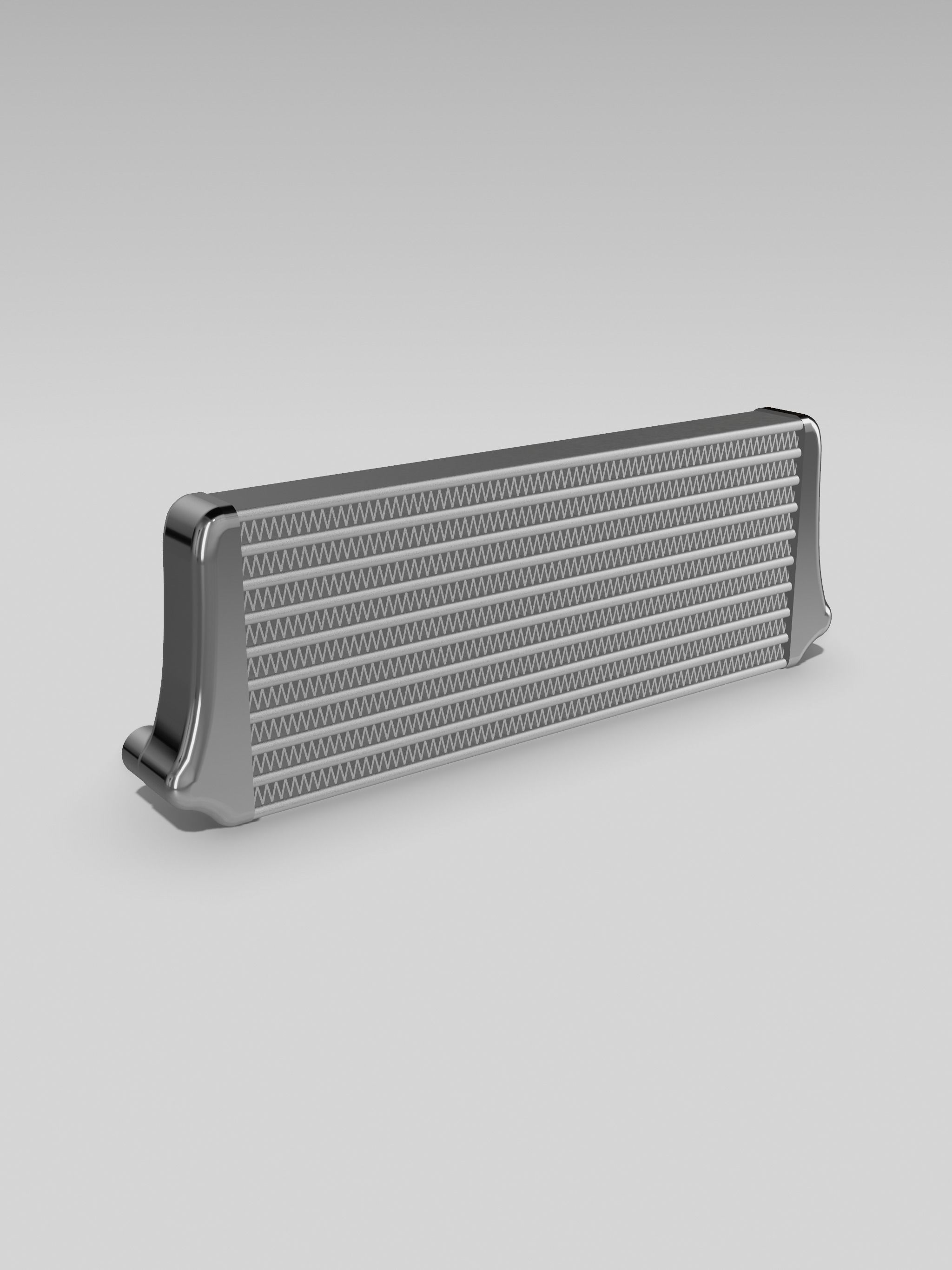 Detailed air to air Intercooler 3 sizes 3D model 3D printable | CGTrader