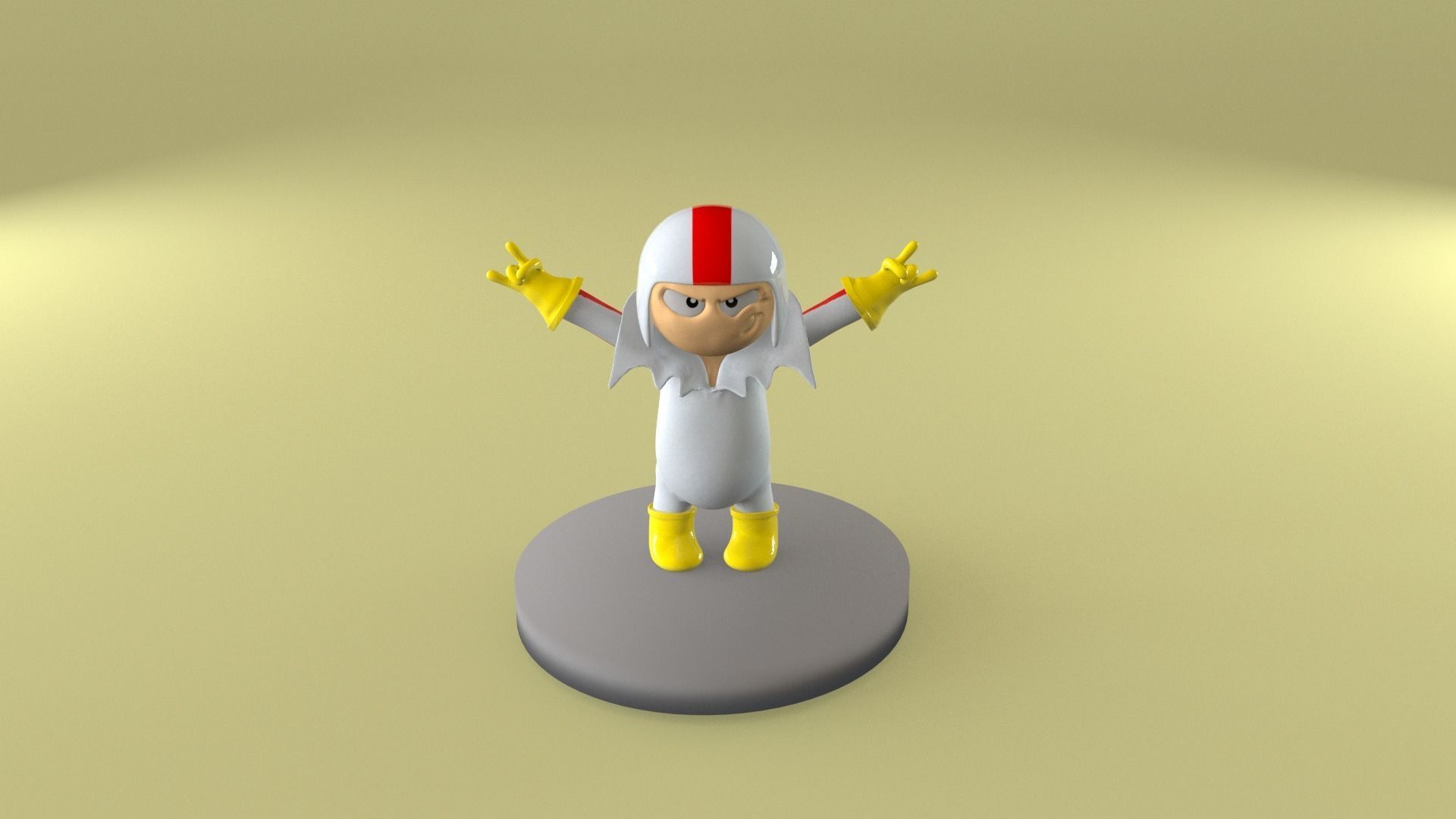 Disney Kick Bottowski Sculpt free 3D model | CGTrader